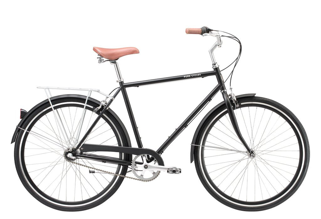 58cm Pure Cycles City Classic 3-Speed - Bourbon – Sports Plus Denver